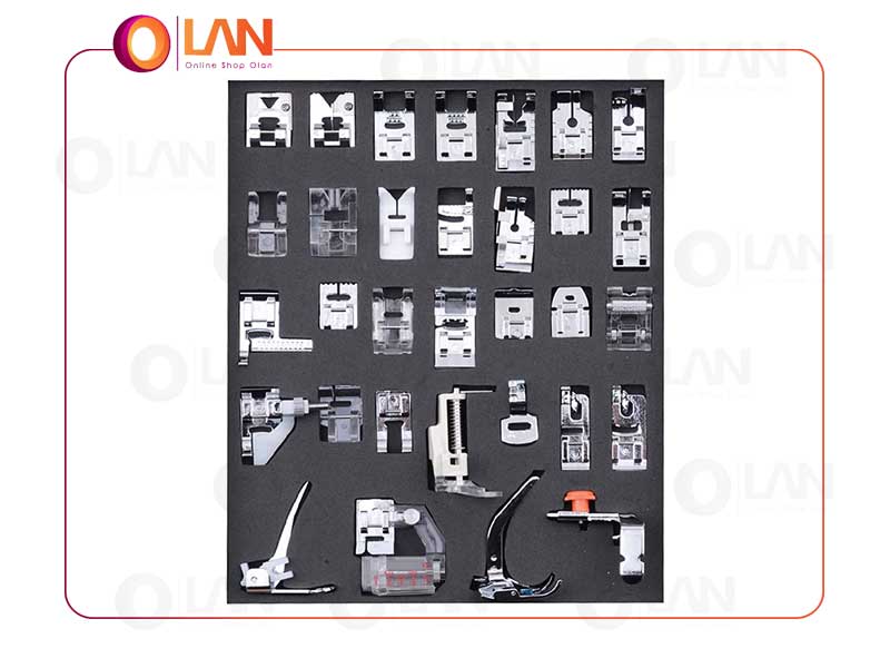 کیت 32 کاره پایه چرخ خیاطی گلدوزی